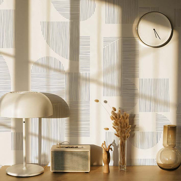 Haze Wallpaper in Birch – No Rules Wallpaper